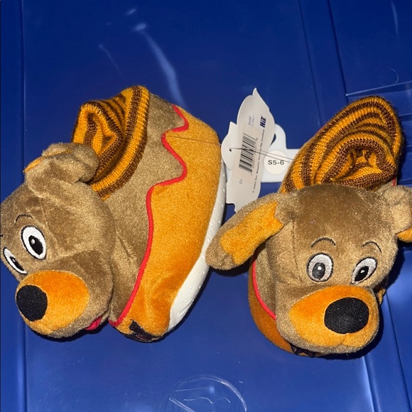 wiggles | Shoes | Vintage Wiggles Brown And Orange Bear Slippers | Poshmark